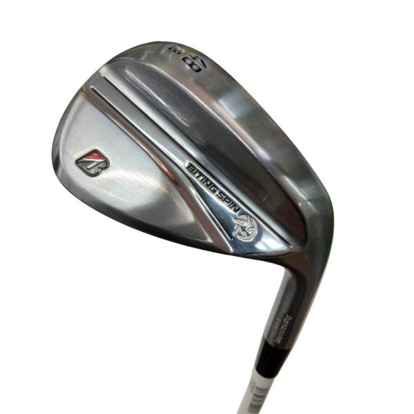 中古　Cランク　ブリヂストン　ＢＲＩＤＧＥＳＴＯＮＥ　ＢＲＩＤＧＥＳＴＯＮＥ　ＢＩＴＩＮＧ　ＳＰＩＮ　４８°／０８°Ｆ　ウェッジ　ＮＳ　ＰＲＯ　ＭＯＤＵＳ３　ＴＯＵＲ１０５ 　フレックスＳ ロフト角:48.00