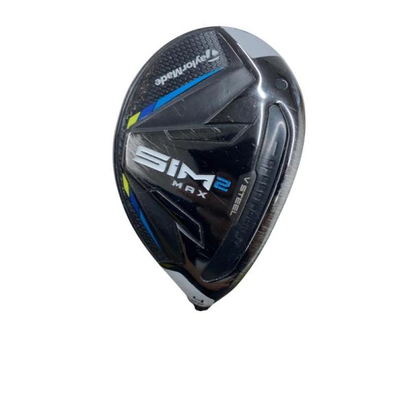中古　Cランク　テーラーメイド　ＳＩＭ２　ＳＩＭ２　ＭＡＸ　Ｕ４　ユーティリティ　ＴＥＮＳＥＩ　ＢＬＵＥ　ＴＭ６０（ＳＩＭ２　ＵＴ） 　フレックスＲ ロフト角:22.00