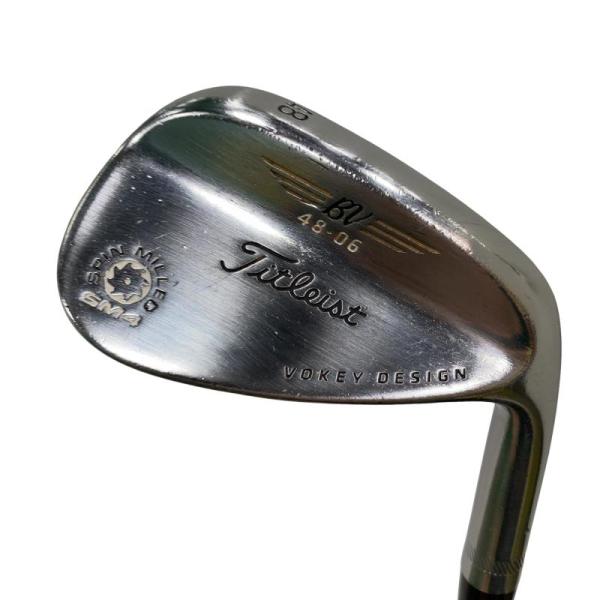 中古　Cランク　タイトリスト　ＶＯＫＥＹ　ＶＯＫＥＹ　ＳＰＩＮ　ＭＩＬＬＥＤ　ＳＭ４　ツアークロム　４８°／０６°　ウェッジ　Ｄｙｎａｍｉｃ　Ｇｏｌｄ 　フレックスＳ ロフト角:48.00