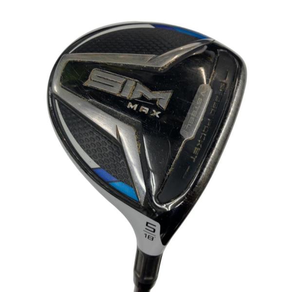 中古　Cランク　テーラーメイド　ＳＩＭ　ＳＩＭ　ＭＡＸ　５Ｗ　フェアウェイウッド　ＴＥＮＳＥＩ　ＢＬＵＥ　ＴＭ５０（ＦＷ） 　フレックスＳ ロフト角:18.00
