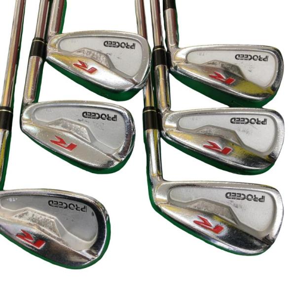 中古　Cランク　ジャスティック　ＰＲＯＣＥＥＤ　ＰＲＯＣＥＥＤ　ＴＯＵＲ　ＣＯＮＱＵＥＳＴ　Ｒ−ＴＢ　６Ｓ（実本数：６本セット）　アイアンセット　リシャフト 　フレックスその他 ロフト角:25.00