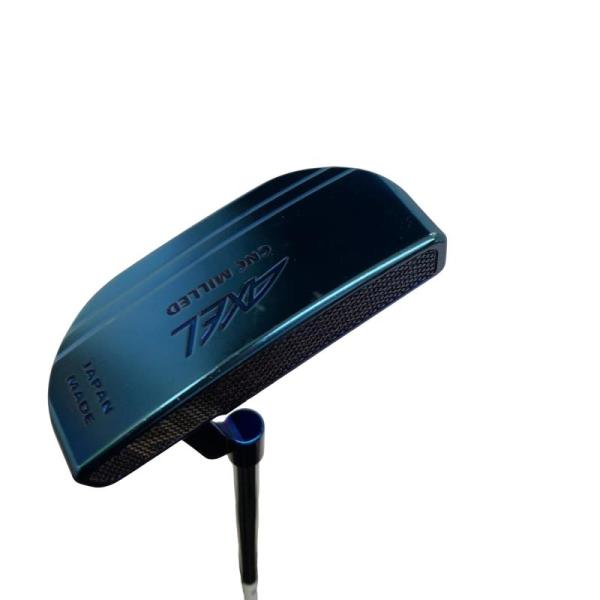 中古　Cランク　つるや　ＡＸＥＬ　ＡＸＥＬ　ＣＮＣ　ＭＩＬＬＥＤ　ＭＡＬＬＥＴ　ＰＵＴＴＥＲ（２０１６）　ブルー　３４インチ　パター　スチール 　フレックスその他 ロフト角:0.00
