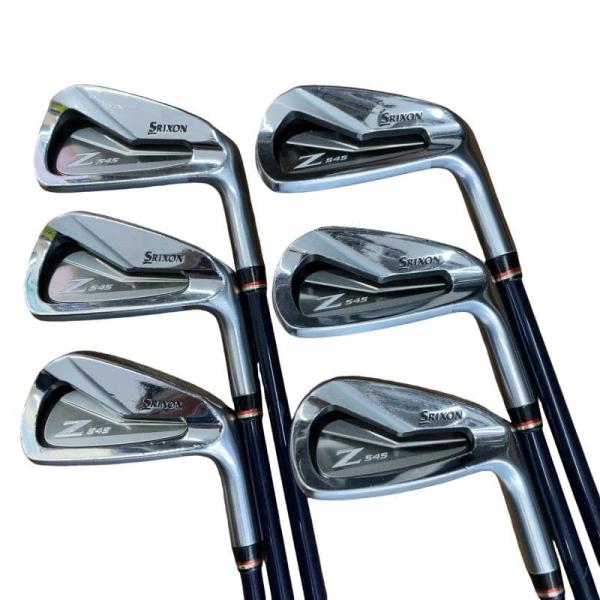 中古　Dランク　ダンロップ　ＳＲＩＸＯＮ　ＳＲＩＸＯＮ　Ｚ５４５　　６Ｓ（実本数：６本セット）　アイアンセット　リシャフト 　フレックスその他 ロフト角:24.00