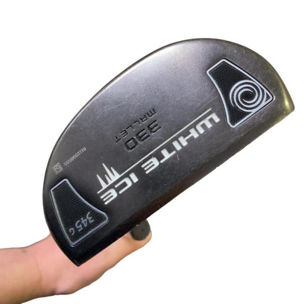 中古　Cランク　オデッセイ　ＷＨＩＴＥ　ＩＣＥ　ＷＨＩＴＥ　ＩＣＥ　３３０　ＭＡＬＬＥＴ　３５インチ　パター　スチール 　フレックスその他 ロフト角:3.00
