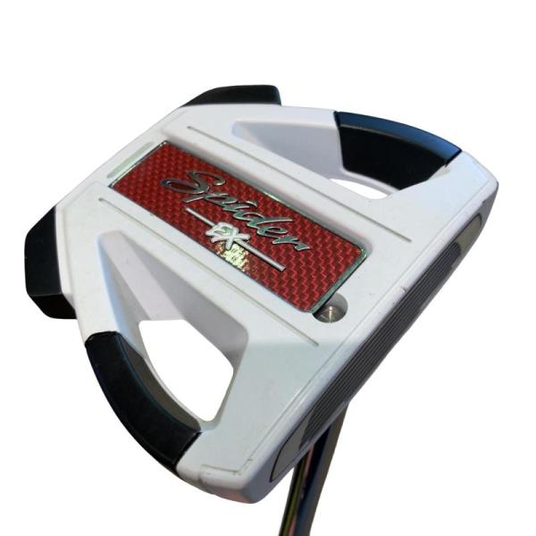 中古　Cランク　テーラーメイド　Ｓｐｉｄｅｒ　ＥＸ　Ｓｐｉｄｅｒ　ＥＸ　ＧＨＯＳＴ　ＷＨＩＴＥ　センターシャフト　３３インチ　パター　スチール 　フレックスその他 ロフト角:3.00