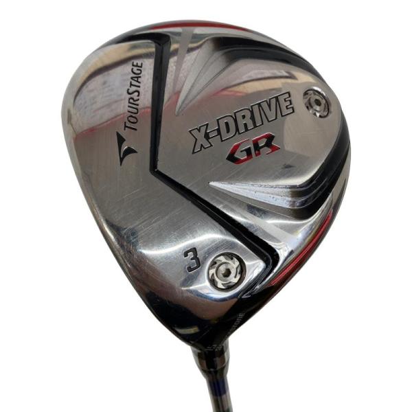 中古　Cランク　ブリヂストン　ＴＯＵＲＳＴＡＧＥ　ＴＯＵＲＳＴＡＧＥ　Ｘ−ＤＲＩＶＥ　ＧＲ（２０１２）　３Ｗ　レフティ　フェアウェイウッド　純正特注シャフト 　フレックスＳ ロフト角:15.00