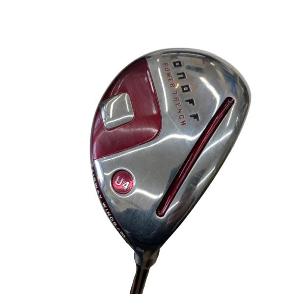 中古　Cランク　ダイワ（グローブライド）　ＯＮＯＦＦ　ＯＮＯＦＦ　ＦＡＩＲＷＡＹ　ＷＩＮＧＳ（２０１６）　ＡＫＡ　Ｕ４　ユーティリティ　ＳＭＯＯＴＨ　ＫＩＣＫ　ＭＰ−５１６Ｕ 　フレックスＲ ロフト角:20.00