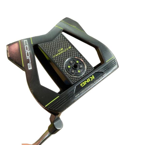 中古　Dランク　コブラ　ＫＩＮＧ　ＫＩＮＧ　ＳＴＩＮＧＲＡＹ−２０　クランクネック　３４インチ　パター　スチール 　フレックスその他 ロフト角:0.00