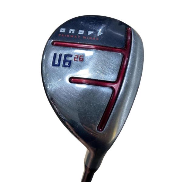 中古　Cランク　ダイワ（グローブライド）　ＯＮＯＦＦ　ＯＮＯＦＦ　ＦＡＩＲＷＡＹ　ＷＩＮＧＳ（２０２０）　ＡＫＡ　Ｕ６　ユーティリティ　ＳＭＯＯＴＨ　ＫＩＣＫ　ＭＰ−５２０Ｕ 　フレックスＲ ロフト角:26.00
