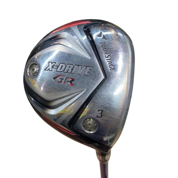 中古　Cランク　ブリヂストン　ＴＯＵＲＳＴＡＧＥ　ＴＯＵＲＳＴＡＧＥ　Ｘ−ＤＲＩＶＥ　ＧＲ（２０１２）　３Ｗ　フェアウェイウッド　純正特注シャフト 　フレックスＳ ロフト角:15.00