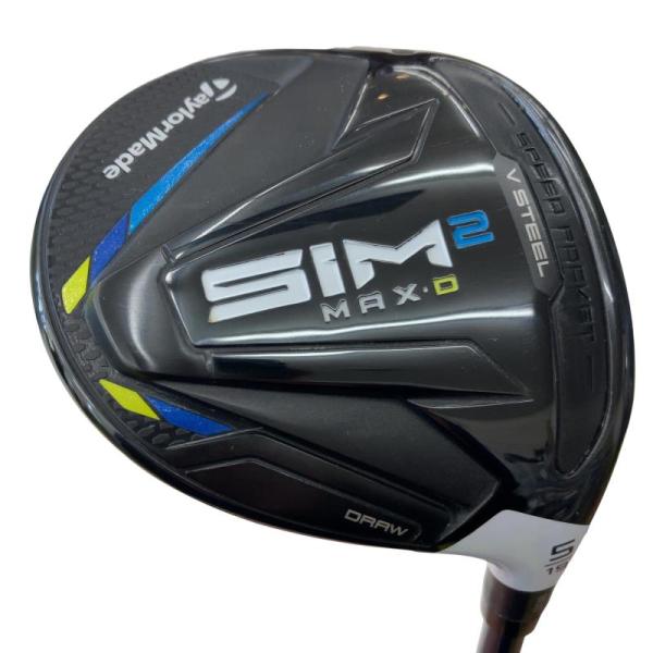 中古　Cランク　テーラーメイド　ＳＩＭ２　ＳＩＭ２　ＭＡＸ−Ｄ　５Ｗ　フェアウェイウッド　ＴＥＮＳＥＩ　ＢＬＵＥ　ＴＭ５０（ＳＩＭ２　ＦＷ） 　フレックスＲ ロフト角:19.00