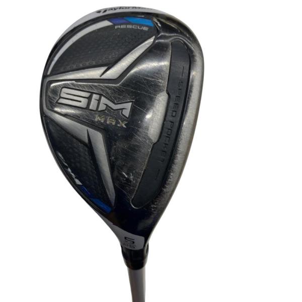 中古　Dランク　テーラーメイド　ＳＩＭ　ＳＩＭ　ＭＡＸ　Ｕ５　レディース　ユーティリティ　ＴＥＮＳＥＩ　ＢＬＵＥ　ＴＭ４０（ＵＴ） 　フレックスＬ ロフト角:25.00