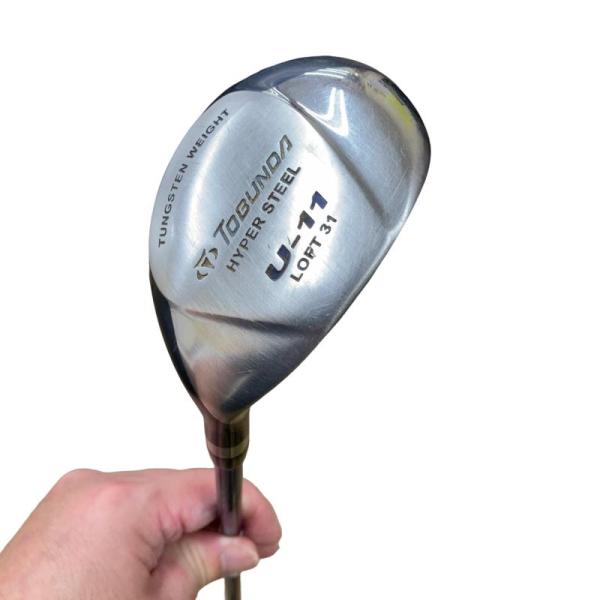 中古　Dランク　ゴルフプランナー　ＴＯＢＵＮＤＡ　ＴＯＢＵＮＤＡ　ＨＹＰＥＲ　ＳＴＥＥＬ　Ｕ−１１　レディース　ユーティリティ　ＥＸＳＩＬＴ　ＴＯＵＲ　５０４５Ｌ 　フレックスＬ ロフト角:31.00