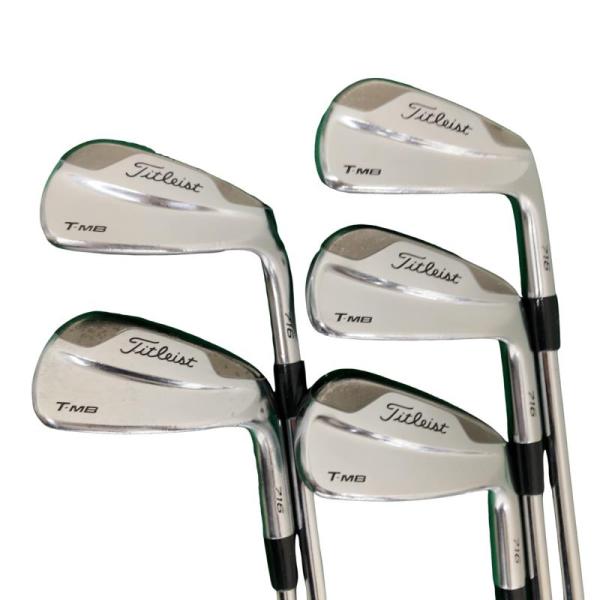 中古　Cランク　タイトリスト　Ｔｉｔｌｅｉｓｔ　Ｔｉｔｌｅｉｓｔ　Ｔ−ＭＢ　７１６　　６Ｓ（実本数：５本セット）　アイアンセット　Ｄｙｎａｍｉｃ　Ｇｏｌｄ 　フレックスＳ ロフト角:33.00