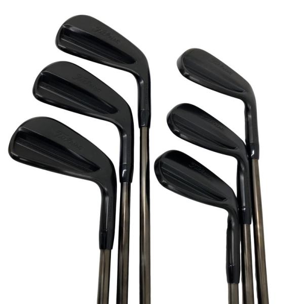 中古　Bランク　タイトリスト　Ｔｉｔｌｅｉｓｔ　Ｔｉｔｌｅｉｓｔ　Ｔ１５０（２０２６）　ＢＬＡＣＫ　ＶＡＰＯＲ　６Ｓ（実本数：６本セット）　アイアンセット　ＮＳ　ＰＲＯ　ＭＯＤＵＳ３　ＴＯＵＲ１１５　ＢＬＡＣＫ 　フレックスＳ ロフト角:3...