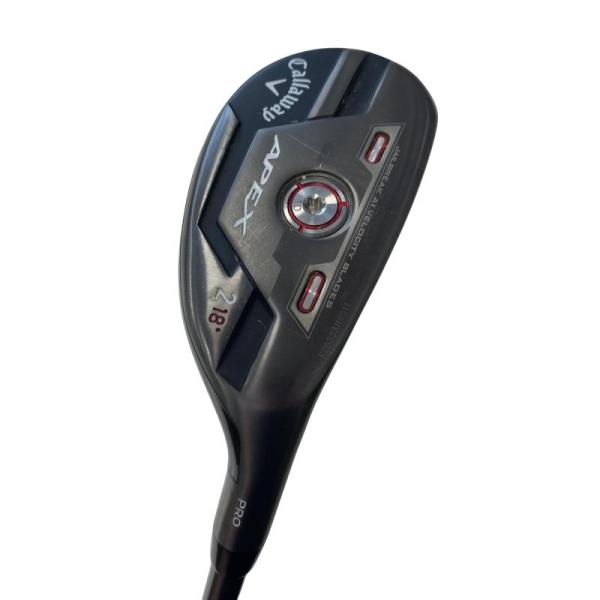 中古　Cランク　キャロウェイ　ＡＰＥＸ　ＡＰＥＸ　ＰＲＯ（２０２１）　Ｕ２　ユーティリティ　Ｆｕｊｉｋｕｒａ　ＭＣ　８０　ｆｏｒ　ＣＷ 　フレックスＳ ロフト角:18.00