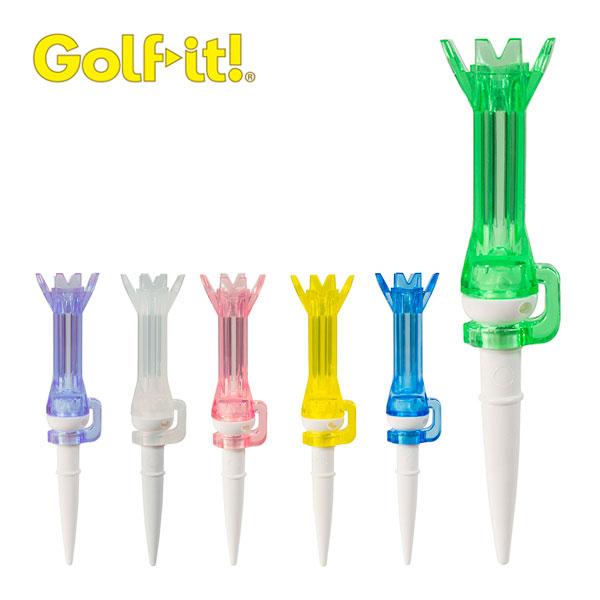 《サイズ》全長 77ｍｍティーアップ高さ：45ｍｍ《素材》軸部：PCカップ部：PULITE GOLF ゴルフ オススメ おすすめ ゴルフ用品 ラウンド用品 小物 アクセサリー ゴルフ ティー SNAP TEE ティーアップ 可倒式ヘッド ゴ...