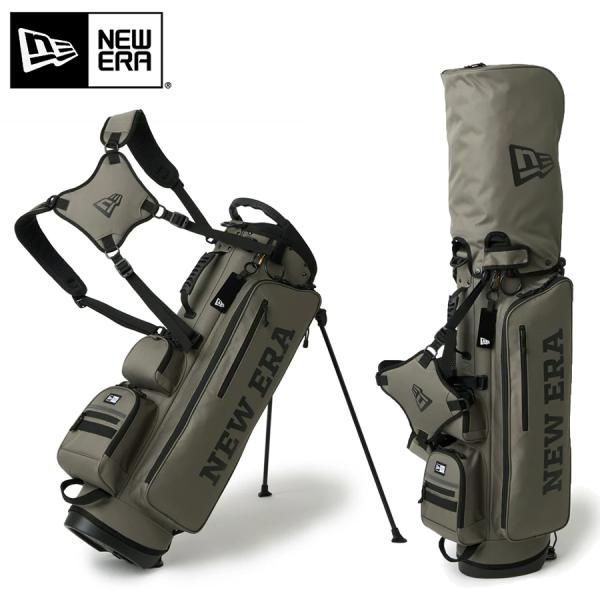 スタンド式のキャディーバッグキャディーバッグカバーを装着した状態での全高：約130cmサイズ：9型48インチ／重量：約3kg・出し入れしやすいベーシックな口型仕様 ・ゴルフアンブレラをまっすぐ収納できる専用ホルダーを搭載 ・底部ハンドル付き...