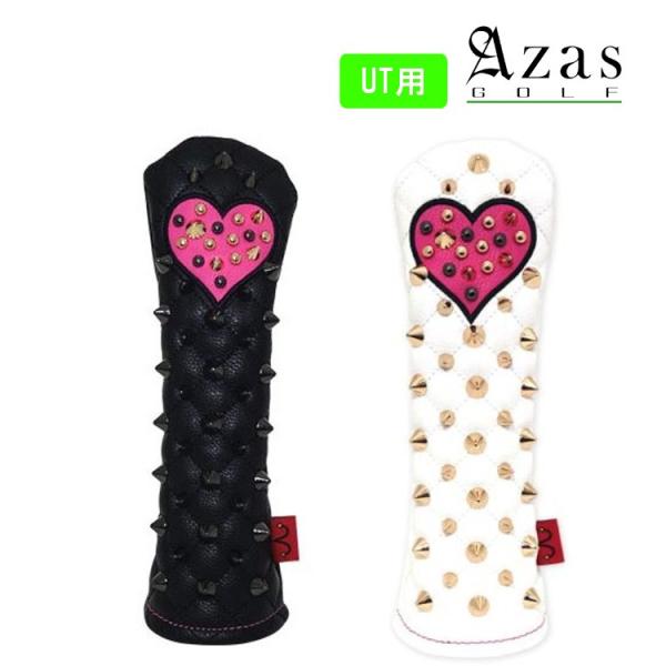 職人が合皮レザーにスタッズを一つ一つ丹念に取り付けて製作しています。ゴルフ場でも一際目を引くデザインの一品。■素材：合成皮革■ユーティリティー用※こちらの商品はお取り寄せとなります。アザスゴルフのヘッドカバーは１つ１つ手作りのため、納期につ...