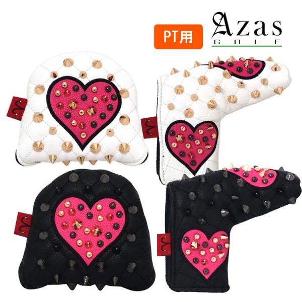 職人が合皮レザーにスタッズを一つ一つ丹念に取り付けて製作しています。ゴルフ場でも一際目を引くデザインの一品。■素材：合成皮革■パターカバー（マレット型）■カラー：(黒×黒)/BP、(GD×白)/BP　※こちらの商品はお取り寄せとなります。ア...