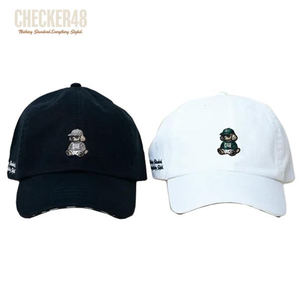 C48 シグネチャーキャップ□１００％コットンツイルのChecker48ブランドのシグネチャーキャップ。□フロントにPoodieの刺繍。さりげない存在感。ツバ裏にはチェッカーパターン。見えないところに遊び心を意識したデザインです。■サイズ：...