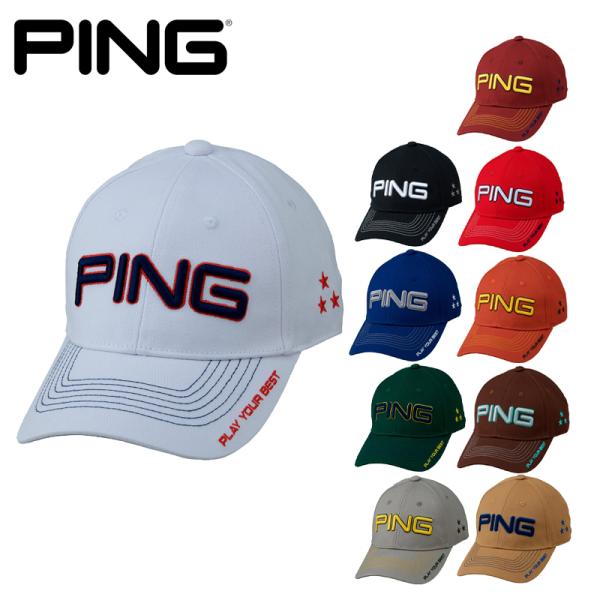 ・カラーコードとマッチした10色で展開・浅めの作りの定番ゴルフキャップ・色使いや刺繍でカジュアル感を表現・サイズ調整:面ファスナー■サイズ：FREE(57-59cm)■重量：-■素材：綿100％■原産国：Made in Chinaお取り寄せ...