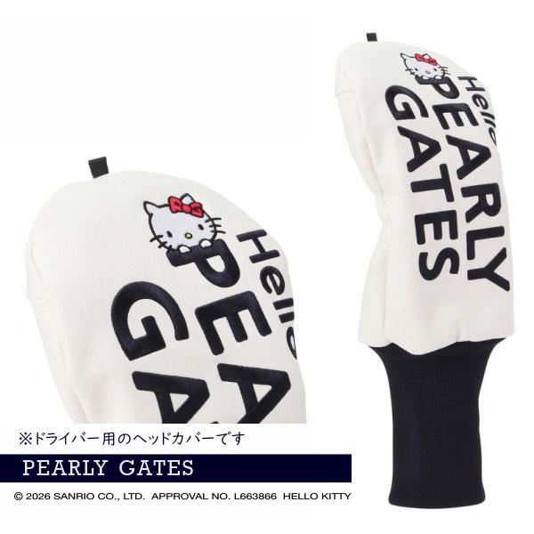 □名称：Hello Kitty×PEARLY GATES ドライバー用ヘッドカバー【正規品】□仕様：460ccヘッド対応モデル□サイズ：最大で横約14cm×縦約42cmくらい。厚み約5cmくらい。※外寸の実寸ですので誤差が生じます。ご参考数...