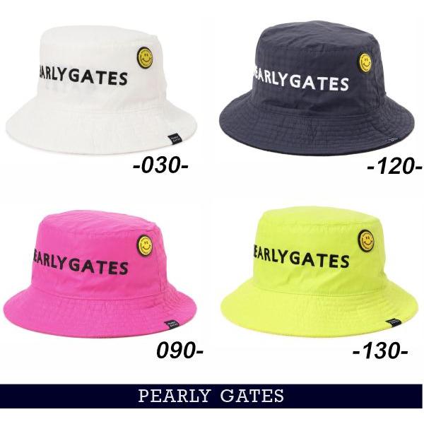 □名称：パーリーゲイツリバーシブルハット【正規品】□カラー：ホワイト030・ネイビー120ピンク090・ライム130□素材：ポリエステル 100%刺しゅう糸/ポリエステル100%□サイズ：ユニセックスフリーサイズ高さ/約9cm・つば/約5....