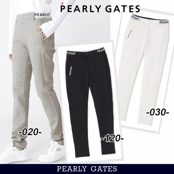 □名称:パーリーゲイツレディスパンツ【正規品】□カラー：グレー020・ホワイト030・ネイビー120□素材：コットン74%・ポリエステル21%・ポリウレタン5%ウエストゴム/ポリエステル88%・ポリウレタン12%□サイズ０（S・ウエスト57...