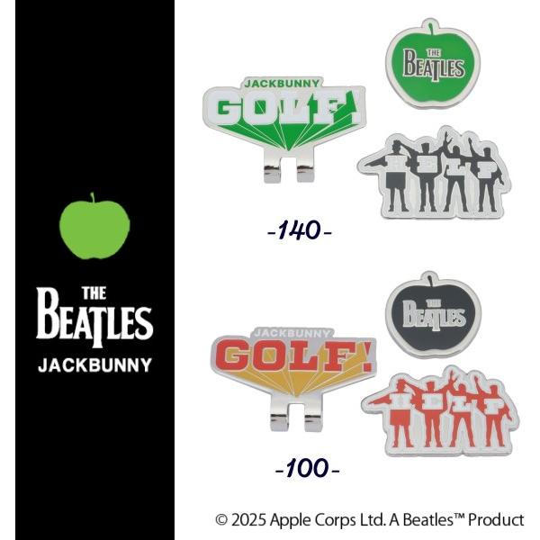 □名称：ジャックバニーThe BEATLES コラボクリップマーカー【正規品】□カラー：グリーン140・レッド100□サイズ：HELPメンバー型マーカー/縦約2.5cm・横約3.6cmリンゴ型マーカー/縦約2.5cm・横約2.5mGOLF!...