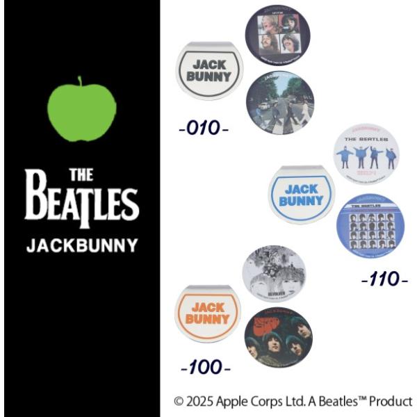 □名称：ジャックバニーThe BEATLES コラボ缶パッチクリップマーカー【正規品】□カラー：ブラック010(ベースのJBロゴがブラック)ブルー110(ベースのJBロゴがブルー)レッドオレンジ100(ベースのJBロゴがレッドオレンジ)□サ...