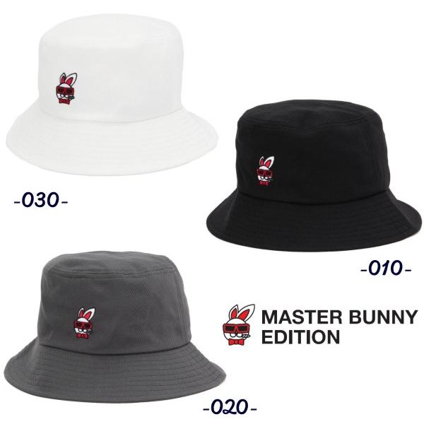 □名称：マスターバニーハット【正規品】□カラー：ホワイト030・ブラック010・グレー020□素材：ポリエステル100%刺しゅう糸/ポリエステル100%□サイズ：ユニセックスフリーサイズ高さ/約9.5cm・つば/約6.5cm・頭周り/約60...