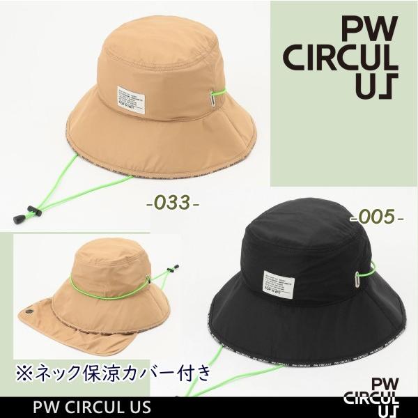 □名称：PW CIRCULUS　バケットハット□素材：[本体]ポリエステル100%、[別布]ポリエステル100%□サイズSサイズ：頭囲58cm前後のフリーサイズFサイズ：頭囲60cm前後のフリーサイズ□本体価格：税込￥7,700（税抜￥7,...