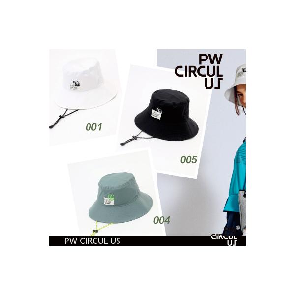 □名称：PW CIRCULUS　バケットハット□素材：綿60・ポリエステル40%□サイズSサイズ：頭囲58cm前後のフリーサイズFサイズ：頭囲60.5cm前後のフリーサイズ□本体価格：税込￥6,600（税抜￥6,000）□発売元：株式会社オ...