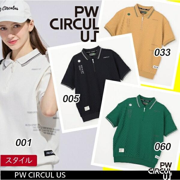 □名称：PW CIRCULUS　レディースシャツ□素材：[本体]ポリエステル、[リブ部分]ポリエステル96・ポリウレタン4%□サイズ*0サイズ【7号/S】：バスト82〜86cm・身長158〜164cm*1サイズ【9号/M】：バスト86〜90...