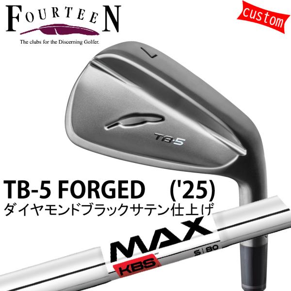 ■商品情報■メーカー：フォーティーンモデル：25モデル TB-5 FORGED アイアン ダイヤモンドブラックサテン仕上げ[メーカーカスタム特注品]仕様：日本仕様・メーカー正規品(保証書付き)■スペック■番手/ロフト角 I＃5/23.0度 ...