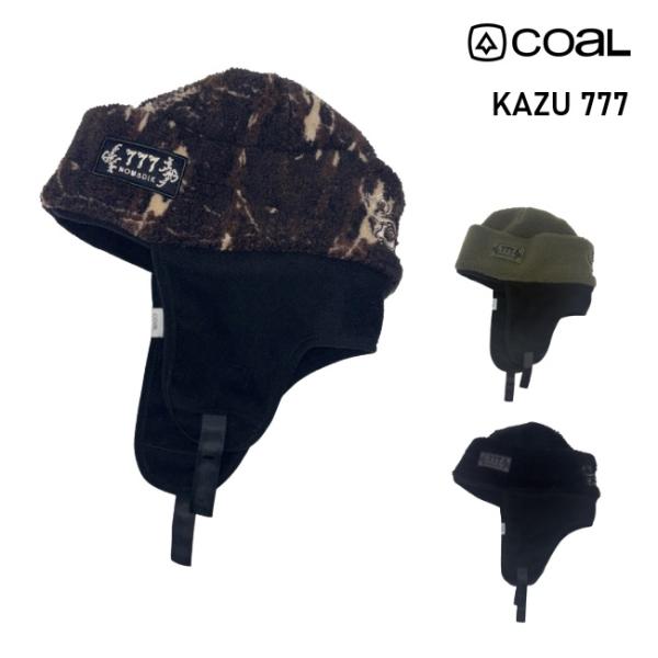 COAL KAZU 777は、スノーボーダーKazu Kokubo（國母和宏）とNOMADIKとのコラボレーションモデル。High-Pile FleeceとBrushed Technical Fleeceを使用した、存在感のあるイヤーフラッ...
