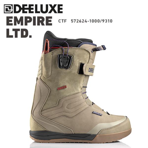 □商品詳細■ブランド：DEELUXE（ディーラックス）■モデル：EMPIRE PRO LTD.■カラー：mud■仕様：・フレックス：8+ / 10（ハードフレックス）・ライナー：CUSTOM THERMO FIT LINER（CTF）・ソー...