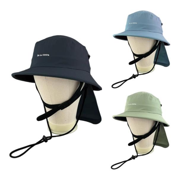 De La COSTA□商品詳細■MODEL：DLC Surf Hat■サイズ:FREE(59cm)■素材：100％ポリエステル UV CARE■小売希望価格：6,500＋（税）-------------------------------...