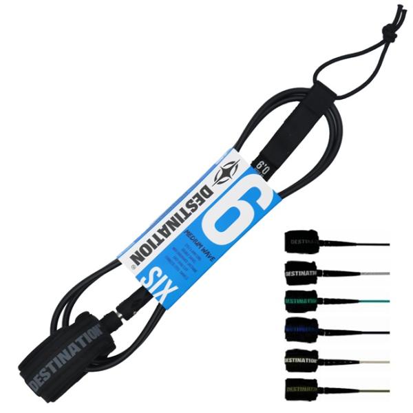 DESTINATION□商品詳細■モデル：DOUBLE SWEIVEL LEASH MATT MIDIUM■サイズ：6 MIDIUM-コード経：7mm-カフ高さ：380mm-レールセイバー：250mm--------------------...