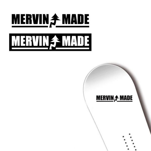 □商品詳細■商品名：MERVIN MADE STICKER※カッティング仕様（文字だけ残ります）※WHITEの黒枠はありません。■サイズ：(L) 縦 3.2cm x 横 19.7cm※入荷時期により個体差が生じる場合がございます。■本体価格...