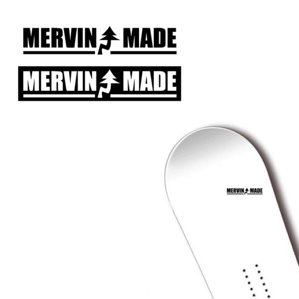 □商品詳細■商品名：MERVIN MADE STICKER※カッティング仕様（文字だけ残ります）※WHITEの黒枠はありません。■サイズ：(S) 縦 1.5cm x 横 9.7cm※入荷時期により個体差が生じる場合がございます。■本体価格：...