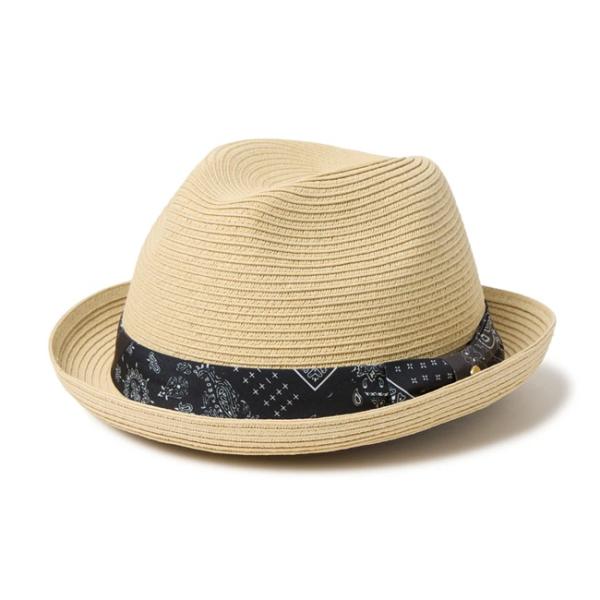 NEW ERA□商品詳細■MODEL：フェドーラ ブラックペイズリーテープ ナチュラル■サイズ：M:57cm/L:59cm/XL:61cm■小売希望価格：5,500+(税) ■素材：分類外繊維（紙）/ポリエステル■JAPAN正規代理店商品-...