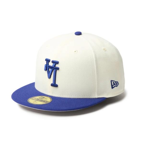 NEW ERA□商品詳細■MODEL：59FIFTY 5950 MLB Upside Down■COLOR：クロームホワイト/ダークロイヤル■小売希望価格：￥6,000+(税) ■SIZE：7 1/8 56.8cm , 7 1/4 57.7...