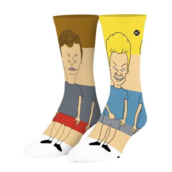 ODD SOX□商品詳細■MODEL：Beavis and Butt-Head 360■SIZE：8-12(26-30cm)-FABRIC：52% ポリエステル ／ 45% コットン ／ 3% ポリウレタン-RISE STYLE：LARGE...