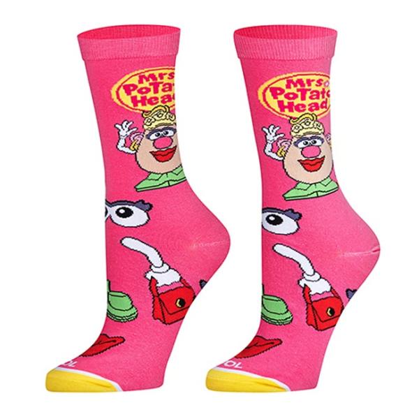 ODD SOX□商品詳細■MODEL：MRS. POTATO HEAD WOMEN'S■SIZE：WOMEN 7-10(24-27cm)-RISE STYLE：MEDIUM FEET-FABRIC：52% Polyester ／ 45% C...