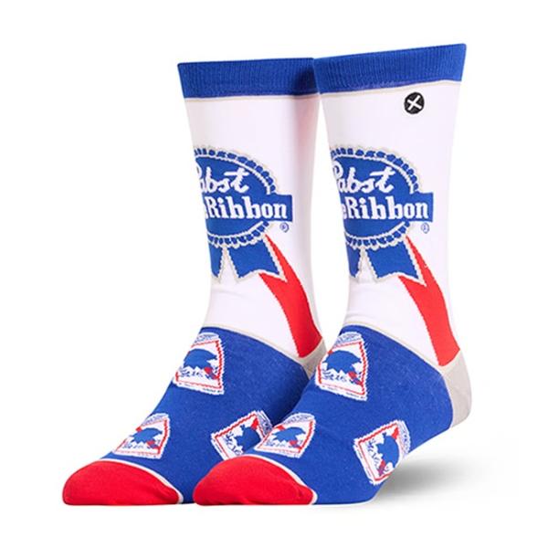 ODD SOX□商品詳細■MODEL：PABST BLUE RIBBON.■SIZE：8-12(26-30cm)-FABRIC：52% ポリエステル ／ 45% コットン ／ 3% ポリウレタン-RISE STYLE：LARGE FEET■...