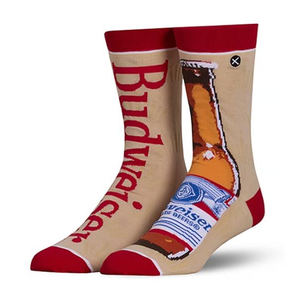 ODD SOX□商品詳細■MODEL：BUDWEISER SPLIT.■SIZE：8-12(26-30cm)-FABRIC：52% ポリエステル ／ 45% コットン ／ 3% ポリウレタン-RISE STYLE：LARGE FEET■小売...