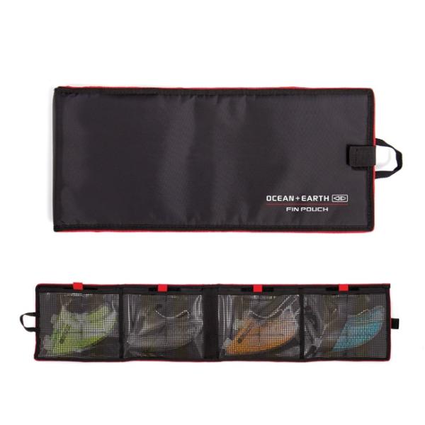 OCEAN&amp;EARTH□商品詳細■MODEL：FIN POUCH■小売希望価格：￥2,800+(税)■サイズ：-キャリー時のサイズ：約 W420×H180mm-フィンポケット内寸：約 W195×H145mm (ベルクロまで)※ベルク...