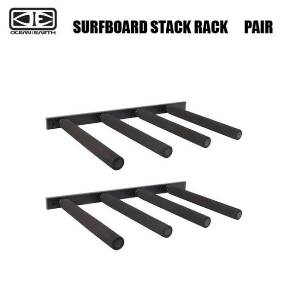 □商品詳細■MODEL：SURFBOARD STACK RACK　PAIR--------------------------------【O&amp;E SURFBOARD STACK RACK PAIR】・縦置き8本、横置き4本収納可能...